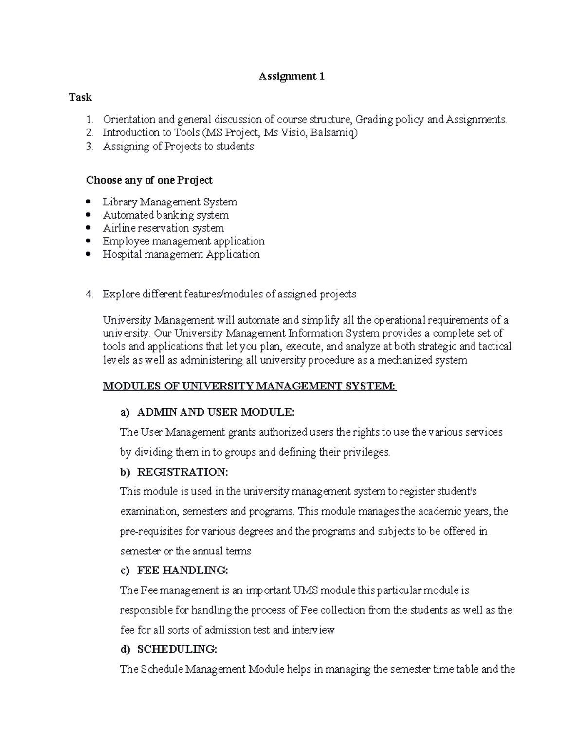 Practical Task 1 & 2 - Assignment 1 Task Orientation and general ...