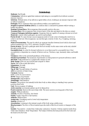 5116-Terminology - Comprehensive terminology list fo fundamentals of ...