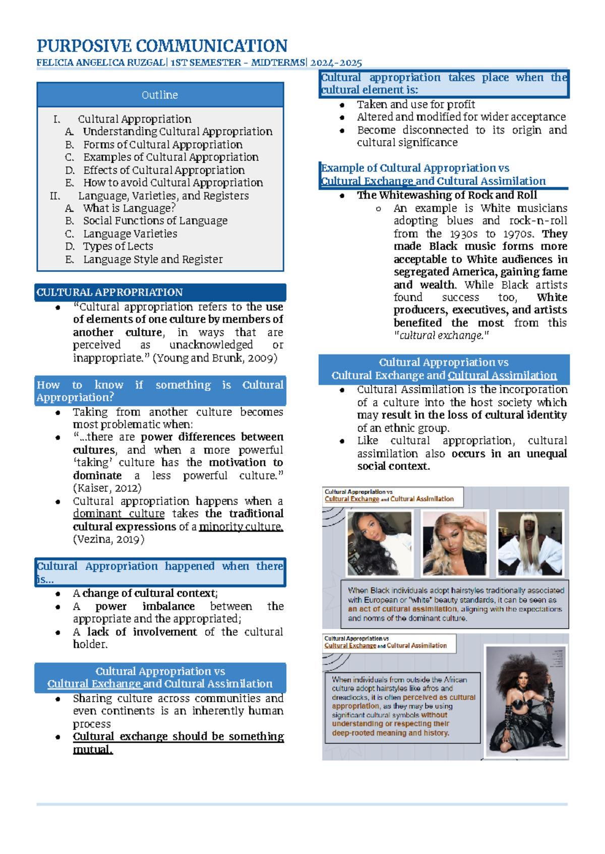 Midterms Purposive Communication - FELICIA ANGELICA RUZGAL| 1ST SEMESTER - MIDTERMS| 2024 ...