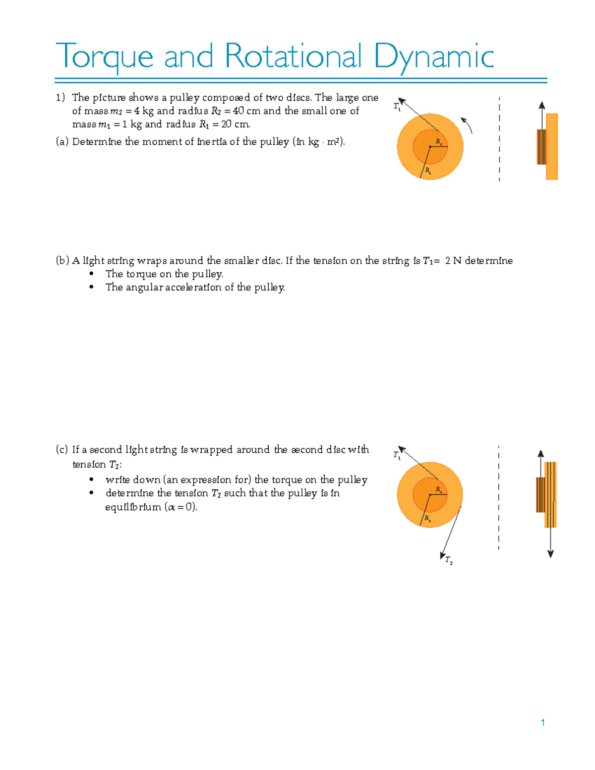 Activity 7 - Torque and Dynamics Examples - MATH 541 - UArizona - Studocu