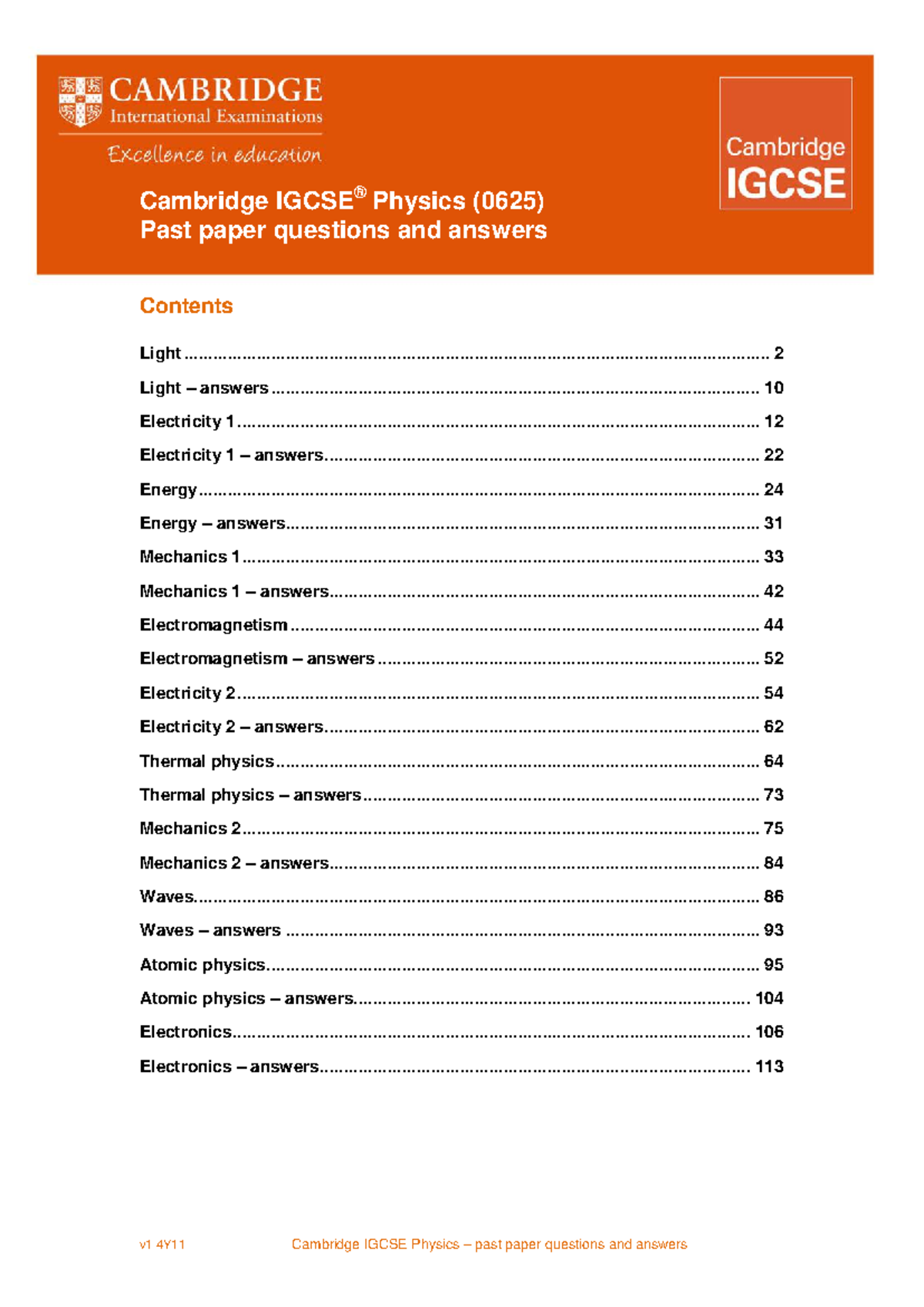 0625 y14 sq 191114 - Academic pleasure through studies - Cambridge ...