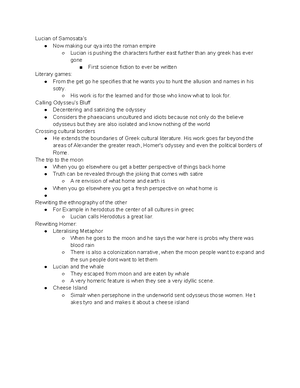 Greek Mythology Notes Lecture 1 - Lecture 1. Myth Towards a Definition ...