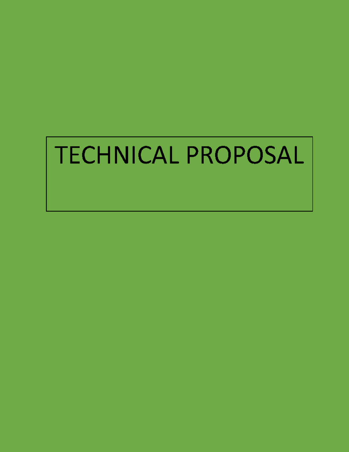 Technical Proposal Structured Cabling Methodology - TECHNICAL PROPOSAL Network Design & Solution ...