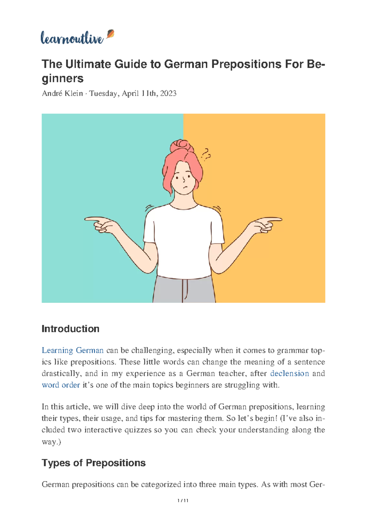 German-prepositions - Useful - The Ultimate Guide to German ...