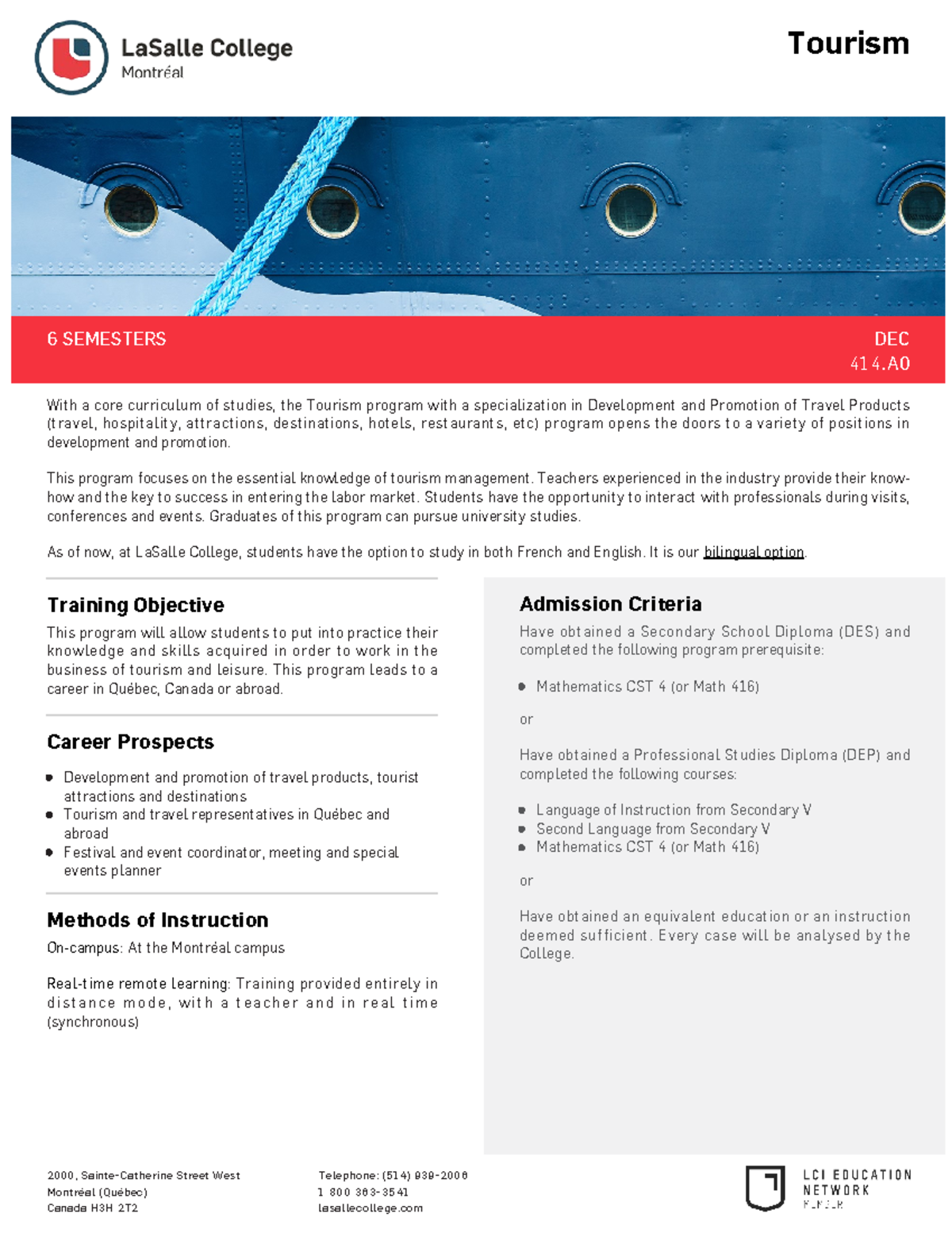 Dec travel and tourism products courses Pdf Brochure en - Tourism DEC ...