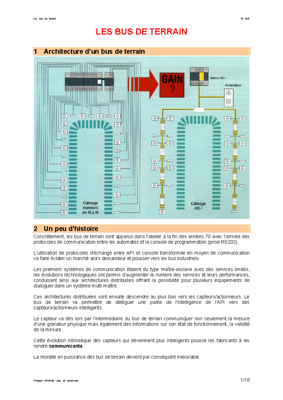 Bus de terrain - L’utilisation de protocoles d’échange entre API et ...