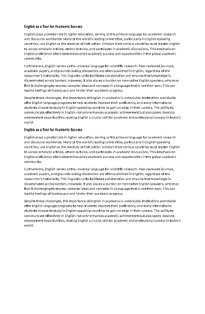 The Role of English in the Digital Age - In the digital age, English ...