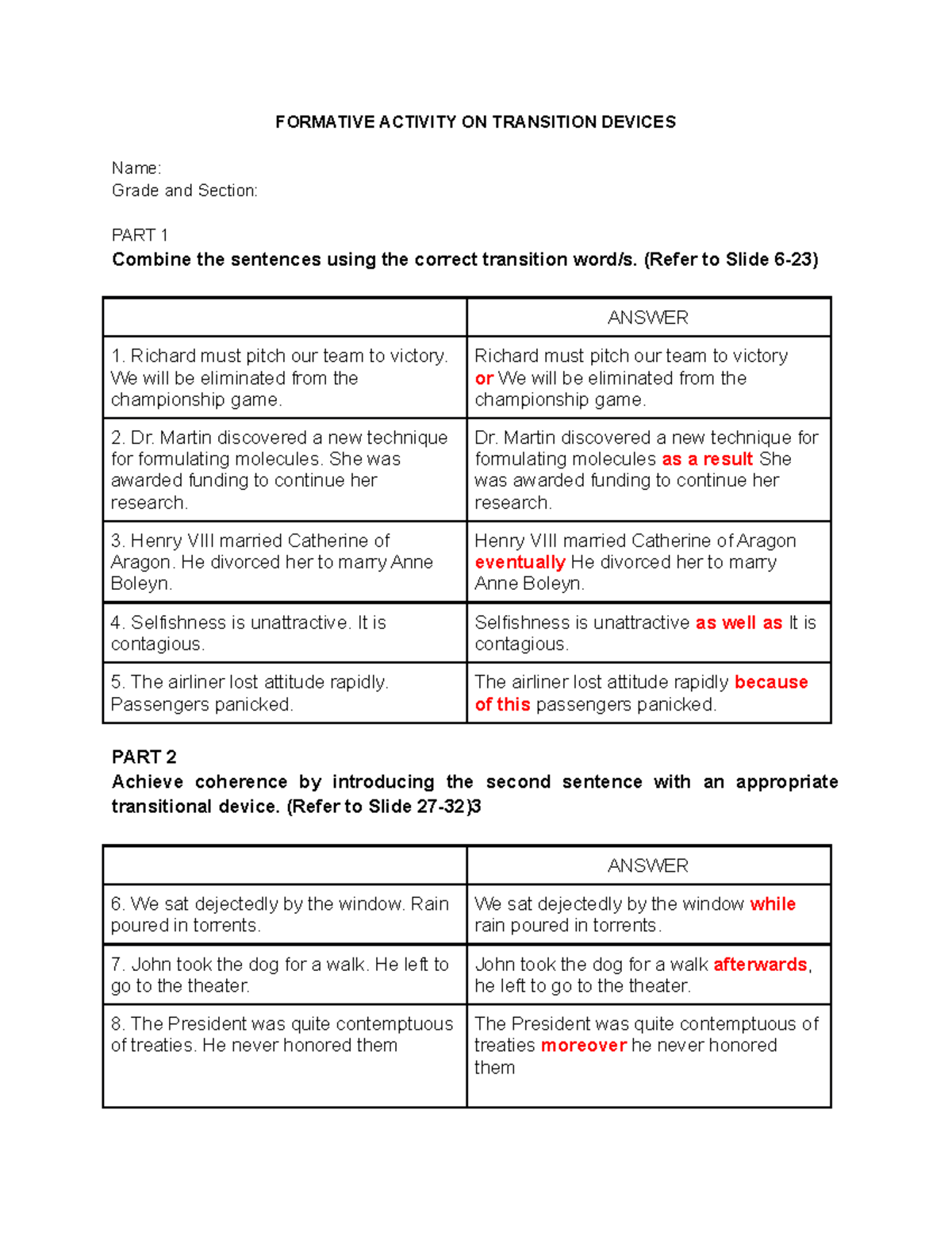 Transitional Devices - hope it helps hope it helps hope it helps hope ...