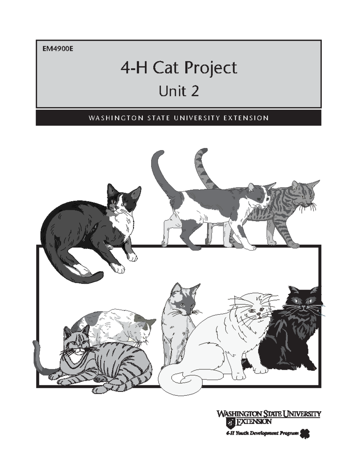 4 H Cat Project Unit 2 - ghcvghcv - 4-H Cat Project Unit 2 W A S H I N ...