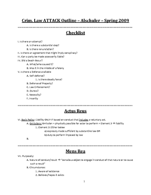 Common law versus model penal code - Crime Common Law MPC Homicide 4 ...