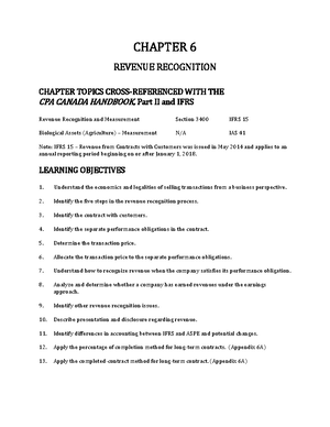Ch.6 Answer Key - CHAPTER 6 Inventory Costing ####### ASSIGNMENT CLASSIFICATION TABLE Study ...