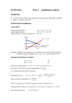 ECON 1101 Course Outline 2023-24 T1 - 1 ECON 1101 Mathematical Methods in Economics I A ...