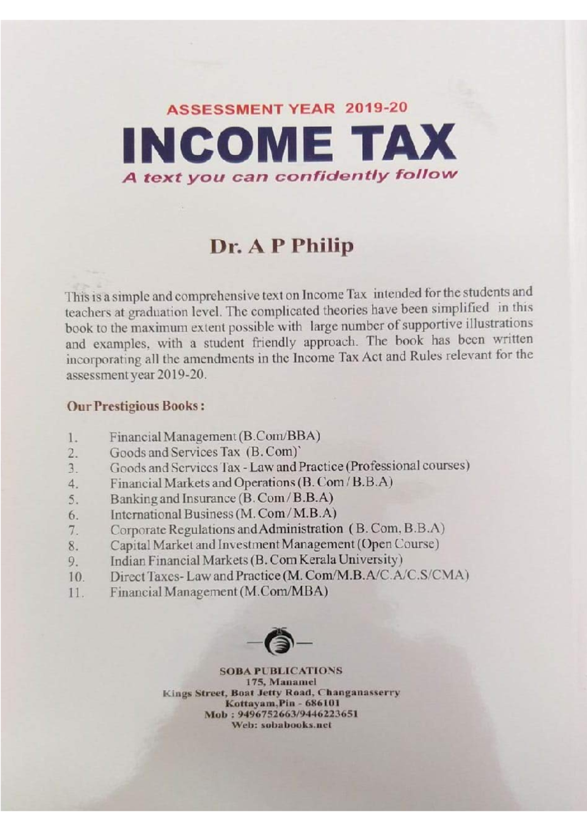 Income - Study notes - Income Tax - Studocu