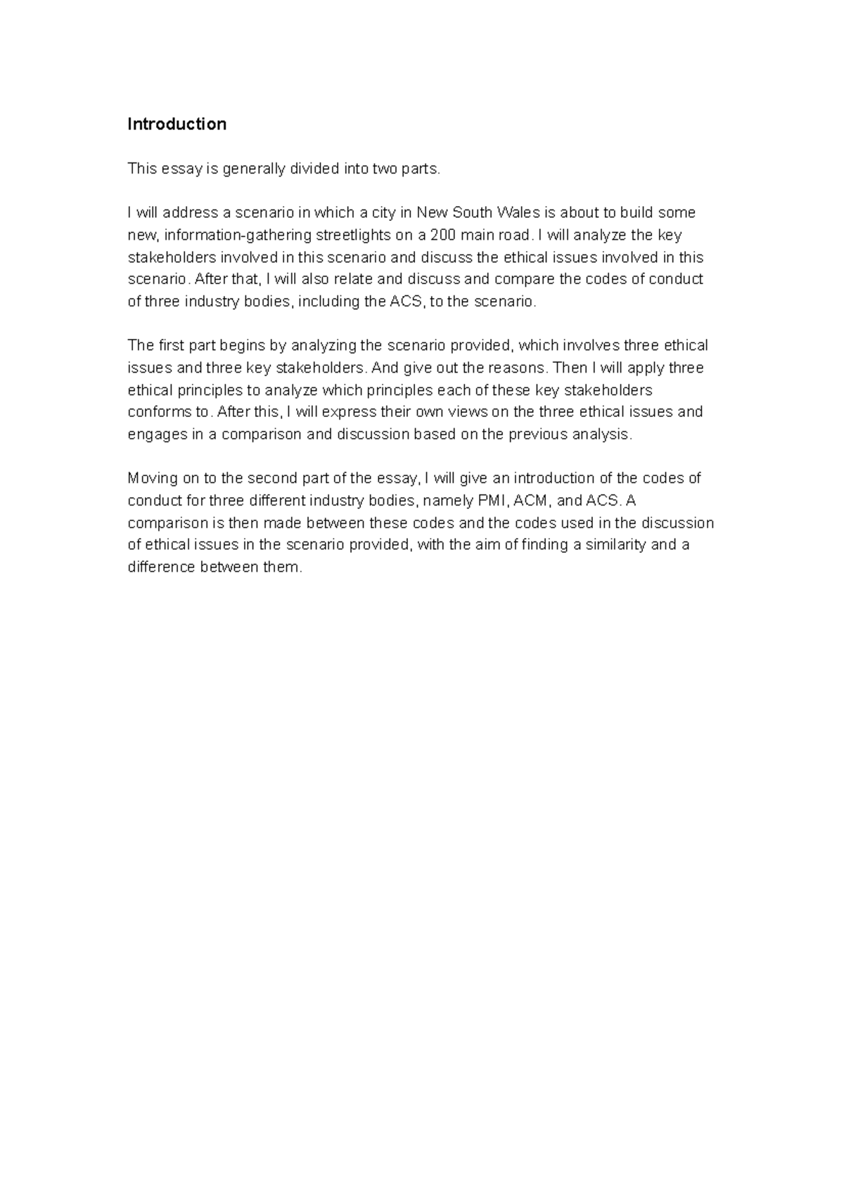 Ass1-Body - A simple draft of Assignment1 in PMP course - Introduction ...
