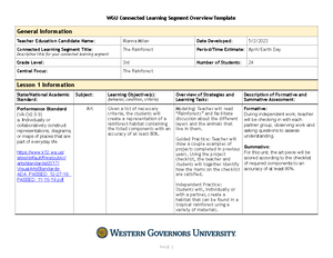 C970 task 1 - I'm working through task 1, keep it simple and don't ...