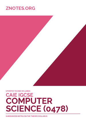 Revision Notes - 28 Problem solving and algorithm design - Problem ...