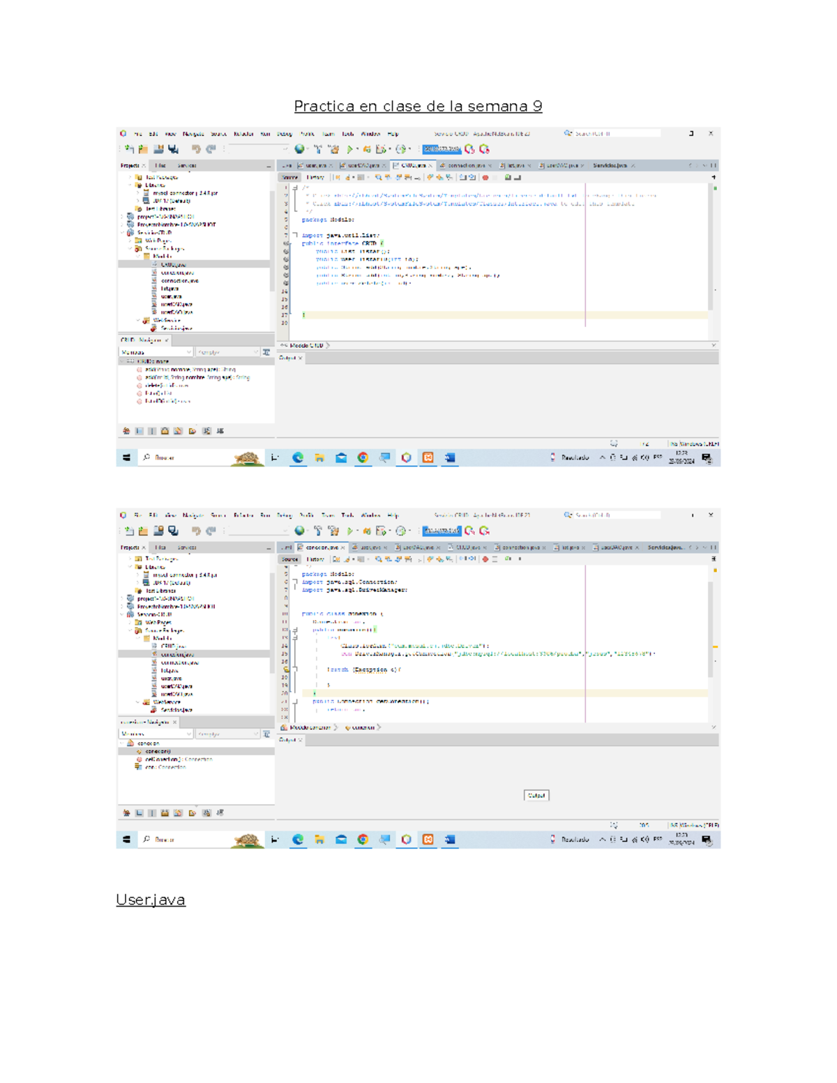 Practica en clase de la semana 9 - Sistemas Distribuidos - Studocu