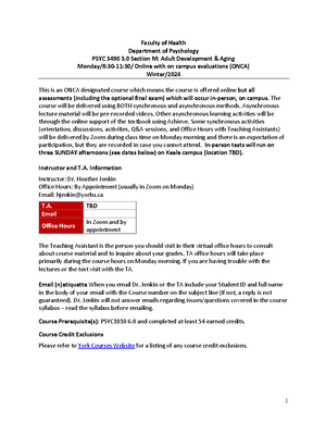 Jenkin PSYC3490 3.0 2021-22 Sept9r Syllabus - Faculty of Health ...