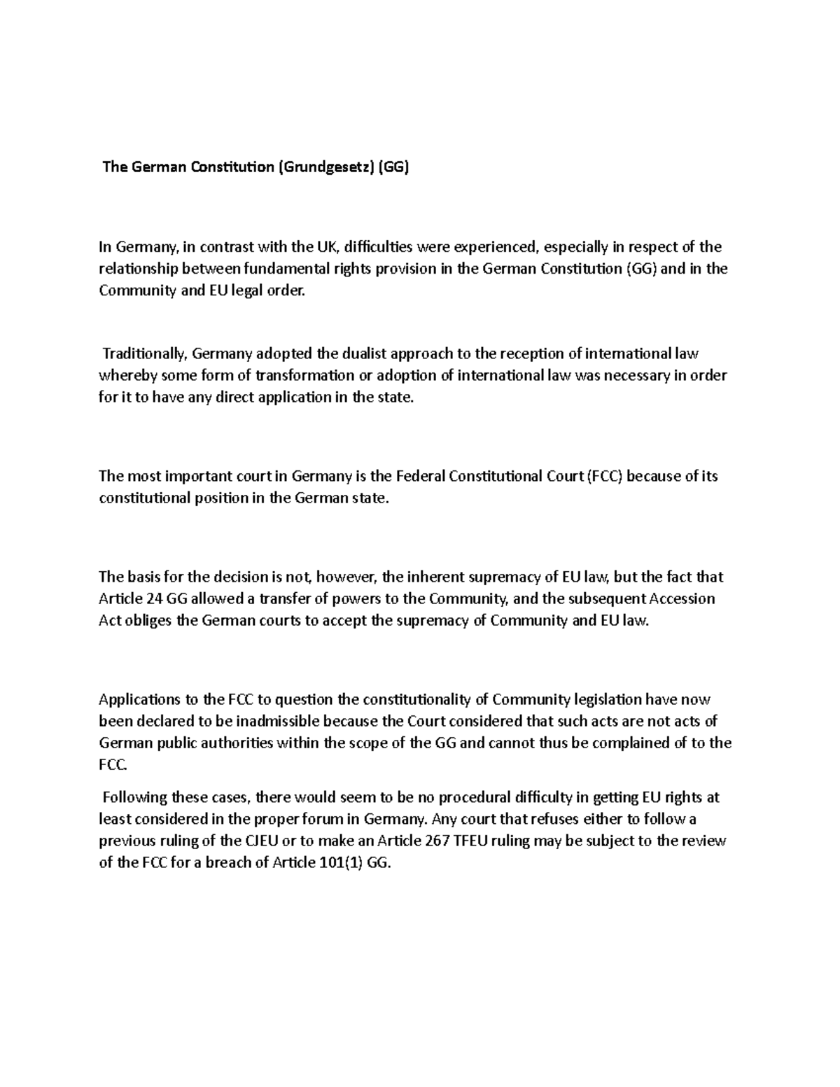 Theories of incorporation of international law= monism and dualism ...