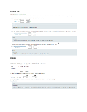 Module 8 problem set - ACC-201 - Tuesday, October 17, 2023 11:00 AM - Studocu