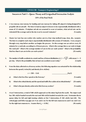 Transport Engineering 2-Lecture Notes-2022 - RMIT University Civil and ...