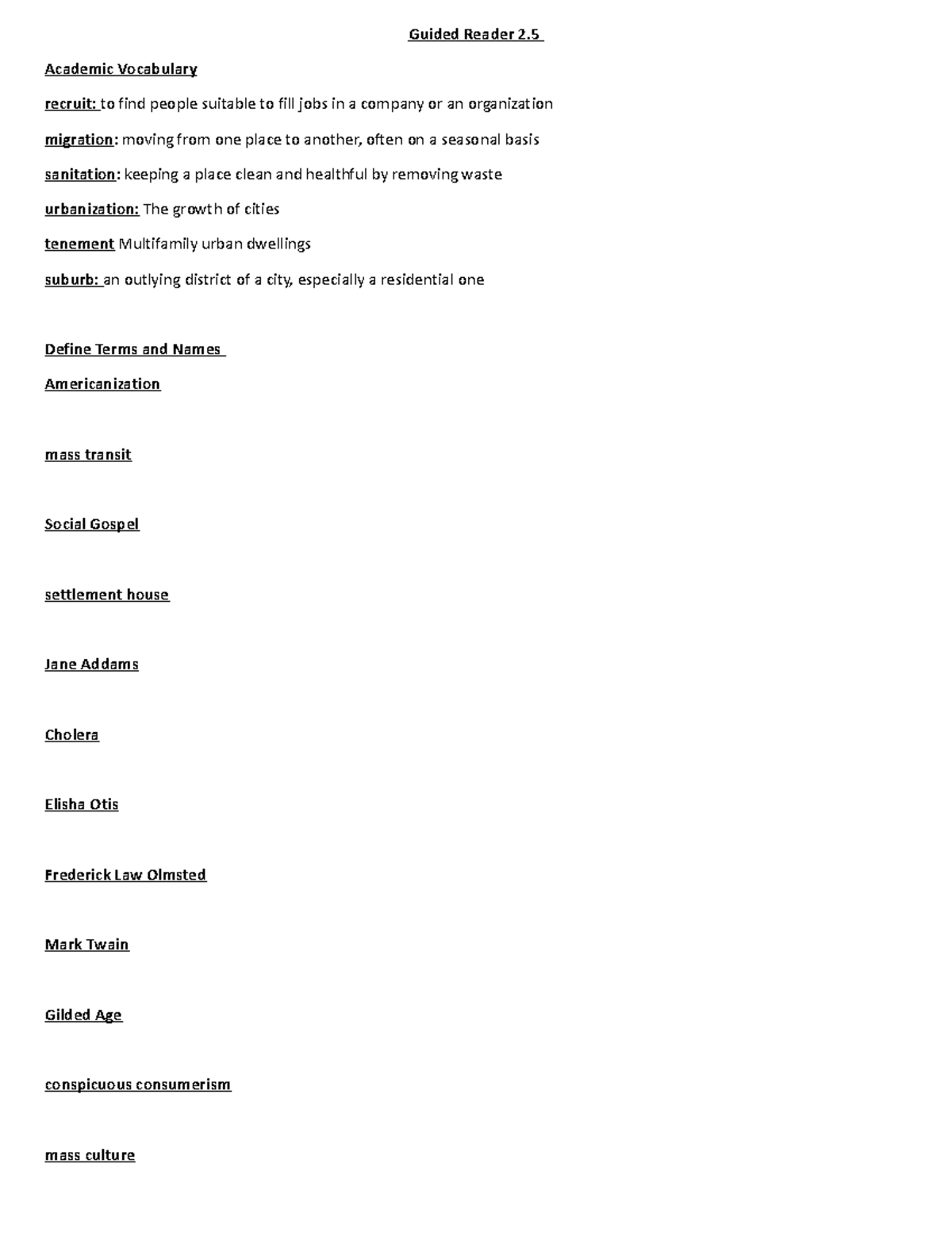 Guided Reader 2 - Class notes - Guided Reader 2. Academic Vocabulary ...