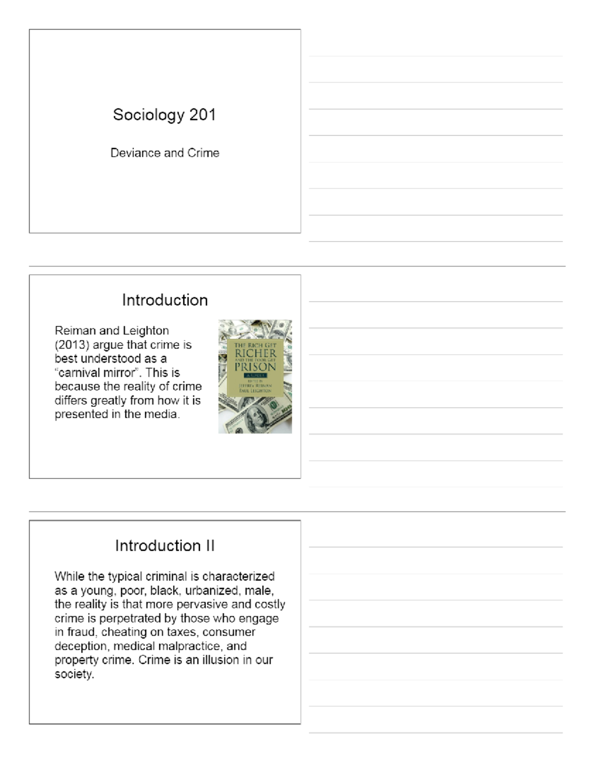 Crime - SOCI 201 L02 - (Fall 2022) - Introduction To Sociology - SOCI ...