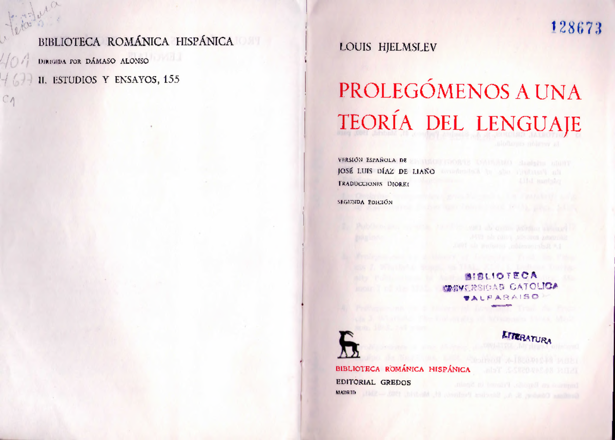 Hjelmslev, L. (1974) Signos y figuras - 128673 BIBLIOTECA ROMÁNICA ...
