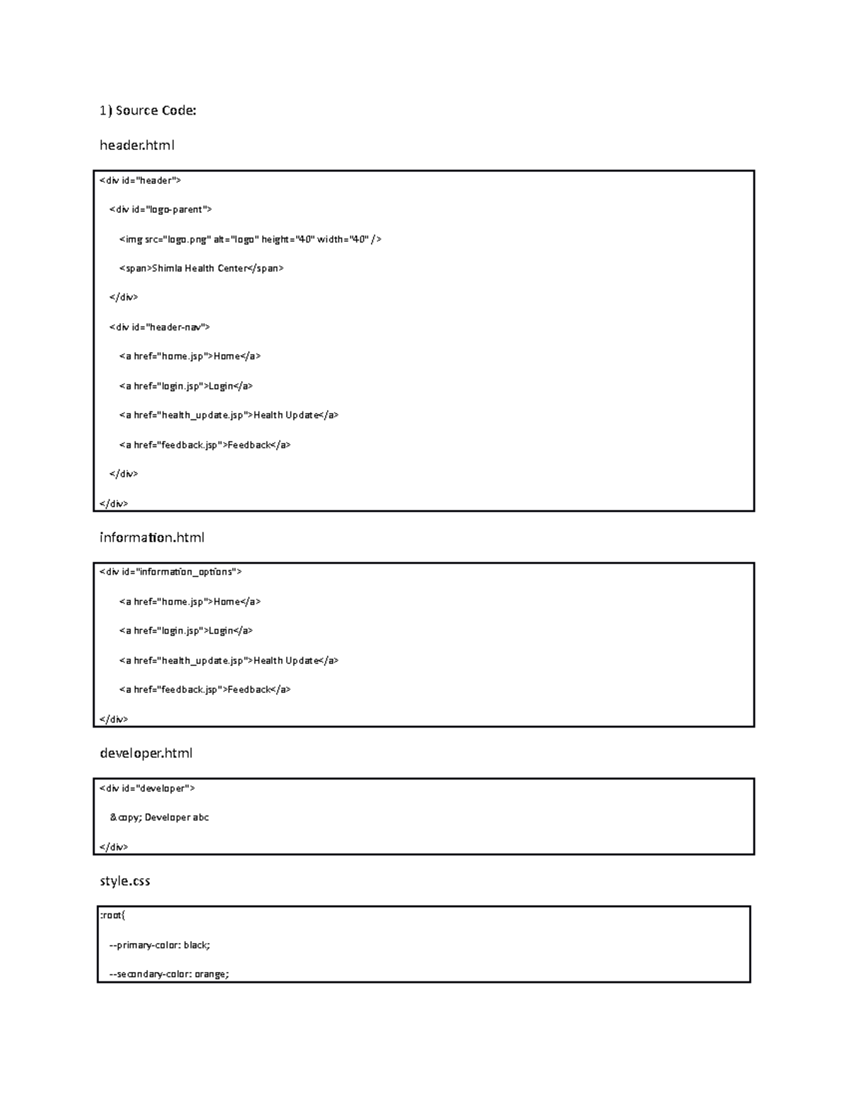 BCSL 057 Solved Assignment 2021-22 - 1) Source Code: header Shimla ...