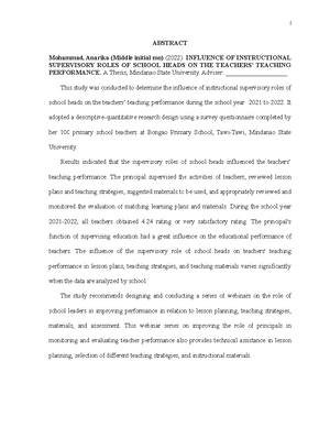 Environmental Protection and Management - ####### Sps. Aileen and ...