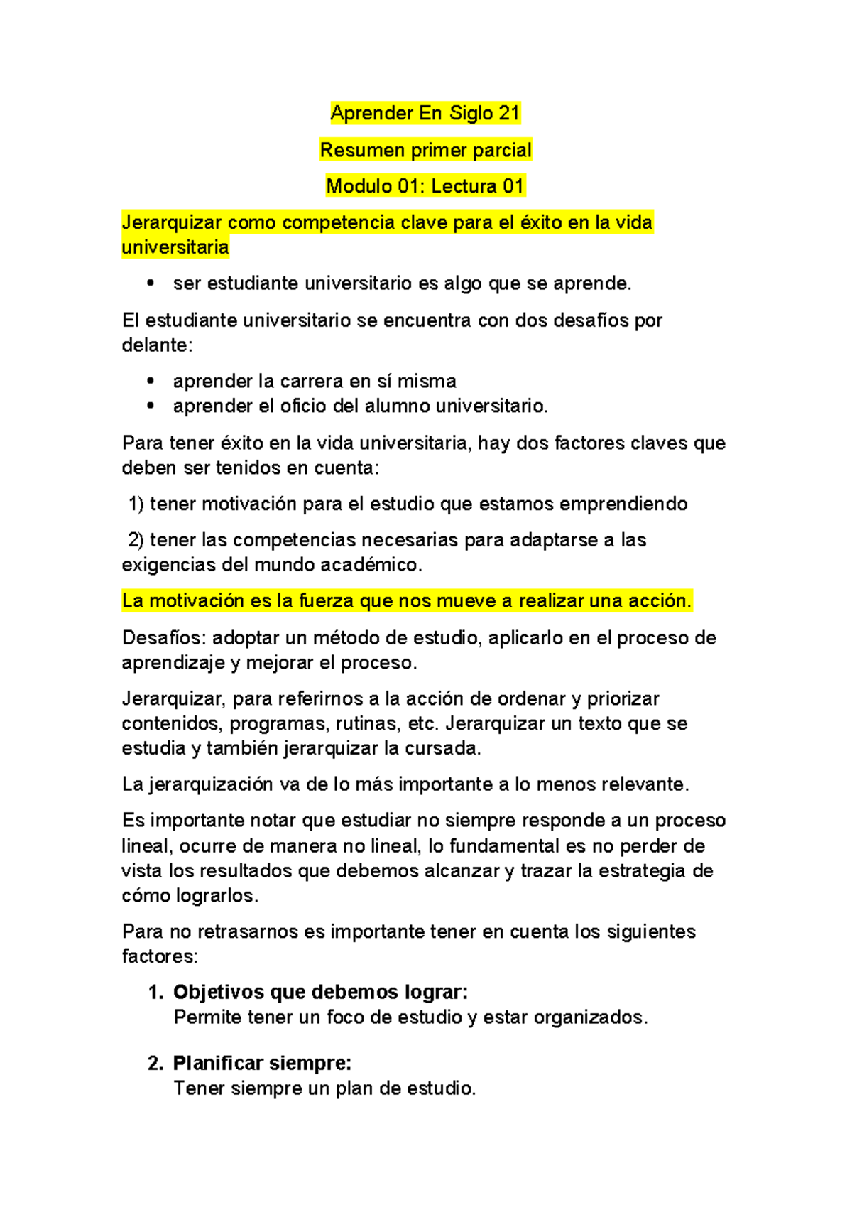 Aprender En Siglo 21 Resumen Primer Parcial Aprender En Siglo 21