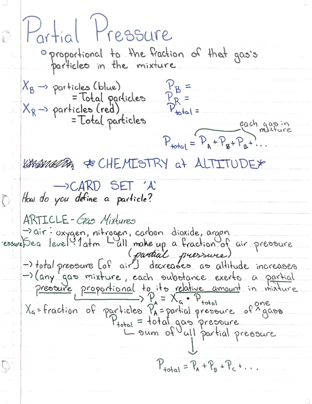 Chem partial pressure - Studocu