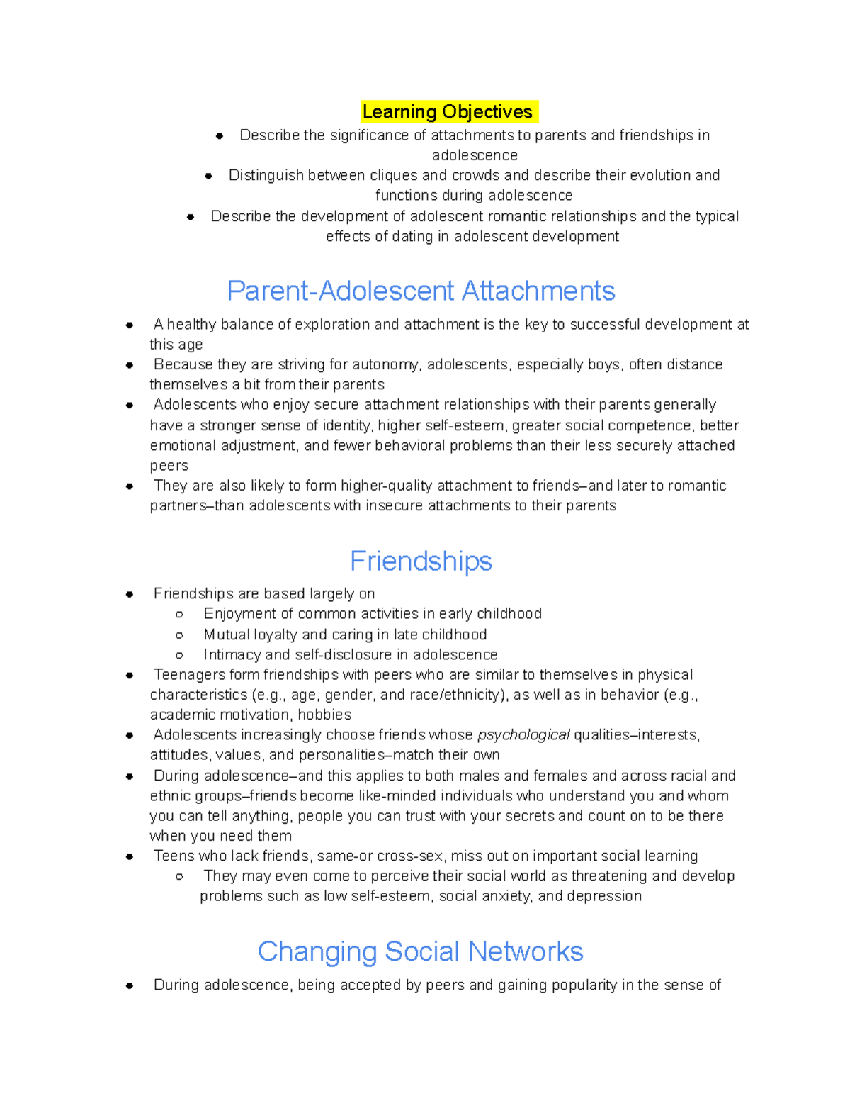 13.5 The Adolescent - Chapter 13 Emotional Development section 13.5 ...