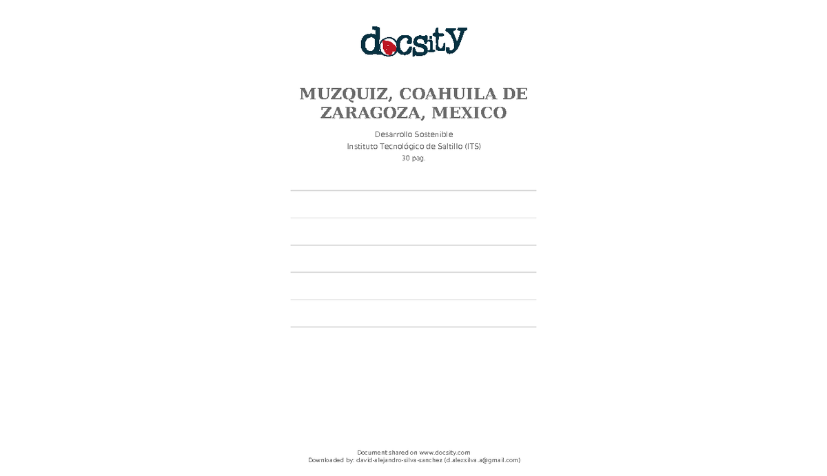 Desarrollo Musquiz - Informacion - ####### MUZQUIZ, COAHUILA DE ...