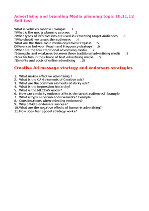 Solution manual for Contemporary Advertising 17th edition by Michael ...