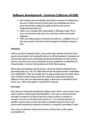 1631 - Assignment 2 - Software Development Life Cycle - Higher Nationals in Computing Unit 9 ...