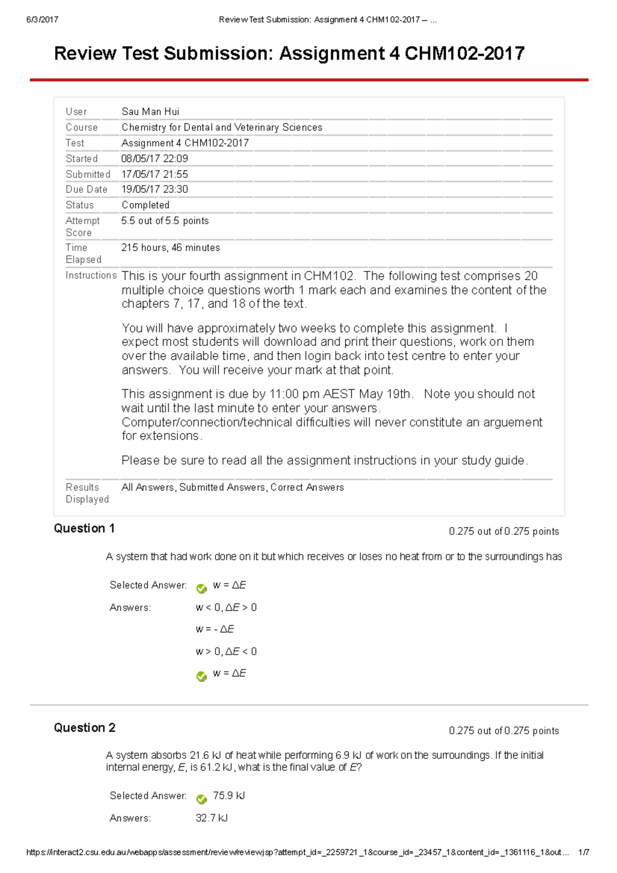 Review Test Review Test Review Test Review Test 2017, questions and ...