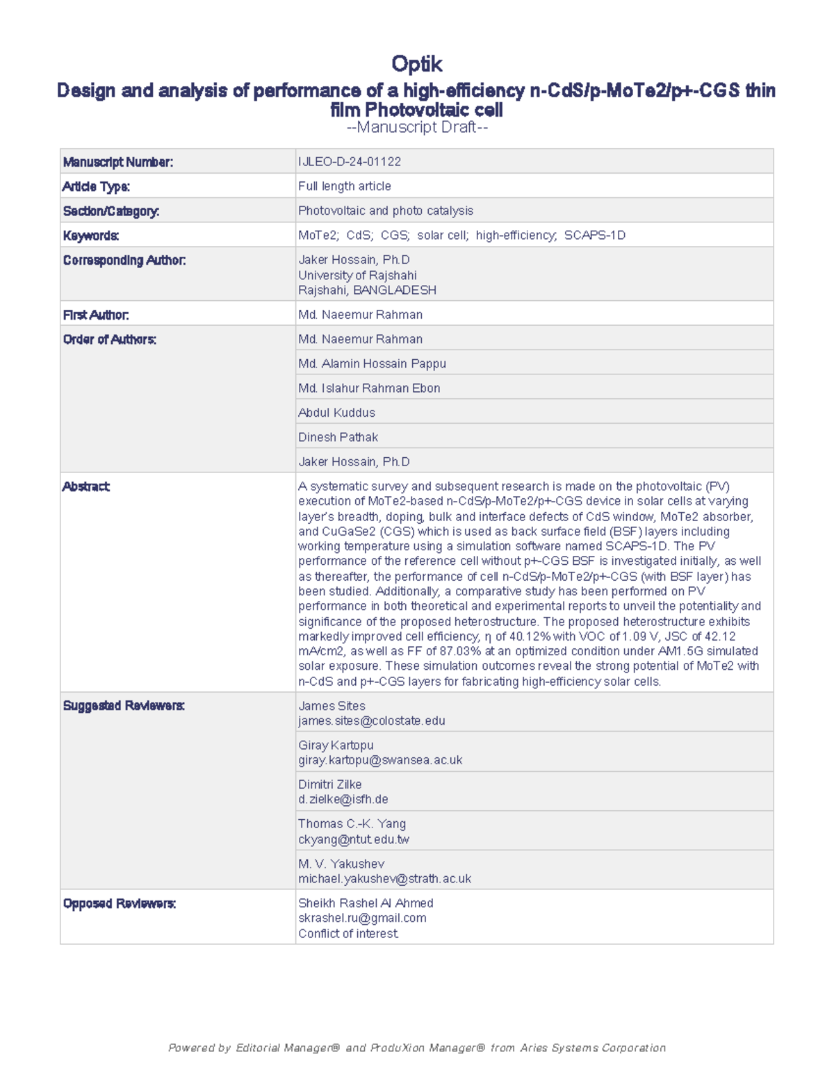 Ijleo D 24 01122 - sdfdfg - Optik Design and analysis of performance of ...