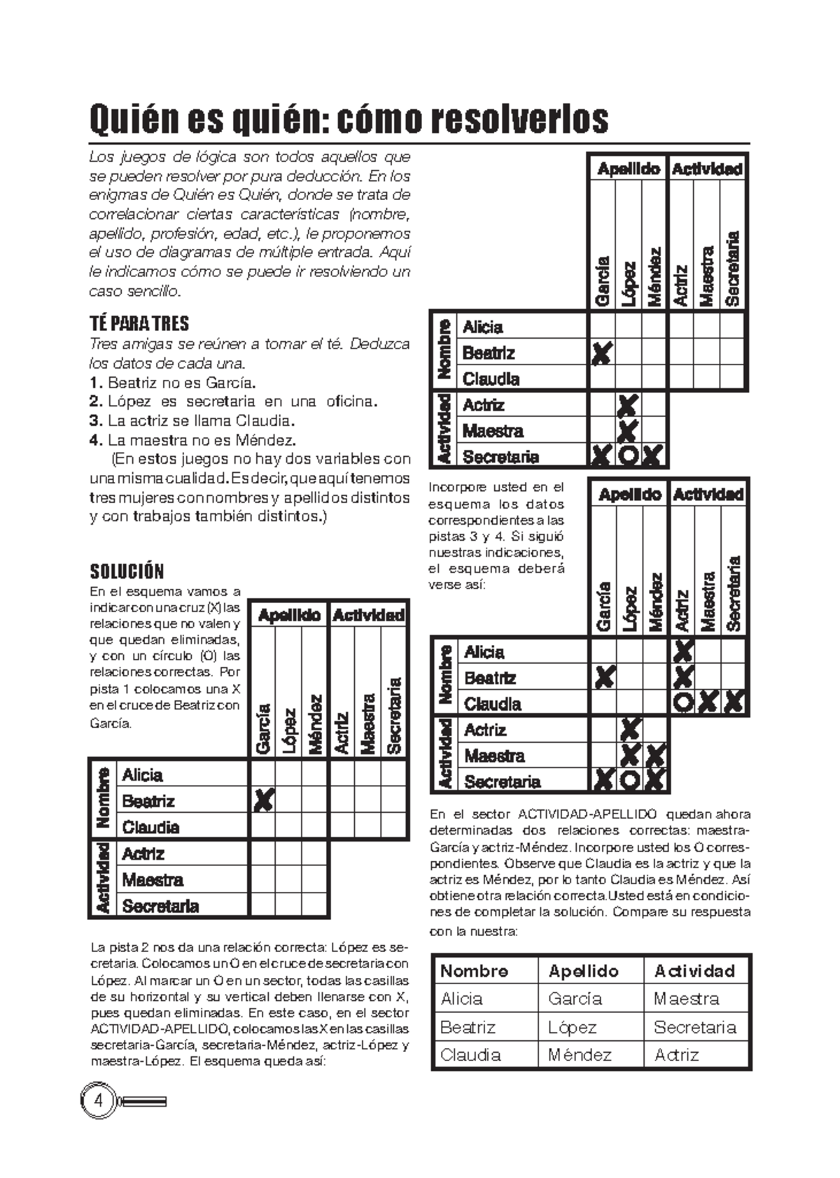 Juegos de lógica2 - 4 Los jue gos de lógi ca son todos aquellos que se ...
