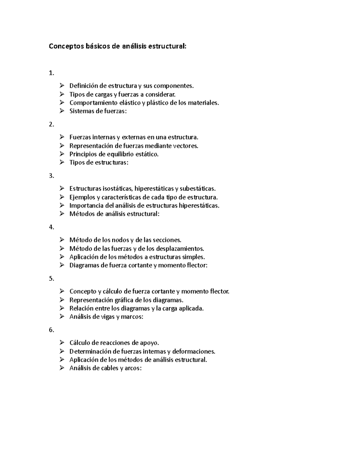 Exposicion Analisis - Conceptos básicos de análisis estructural: 1 ...