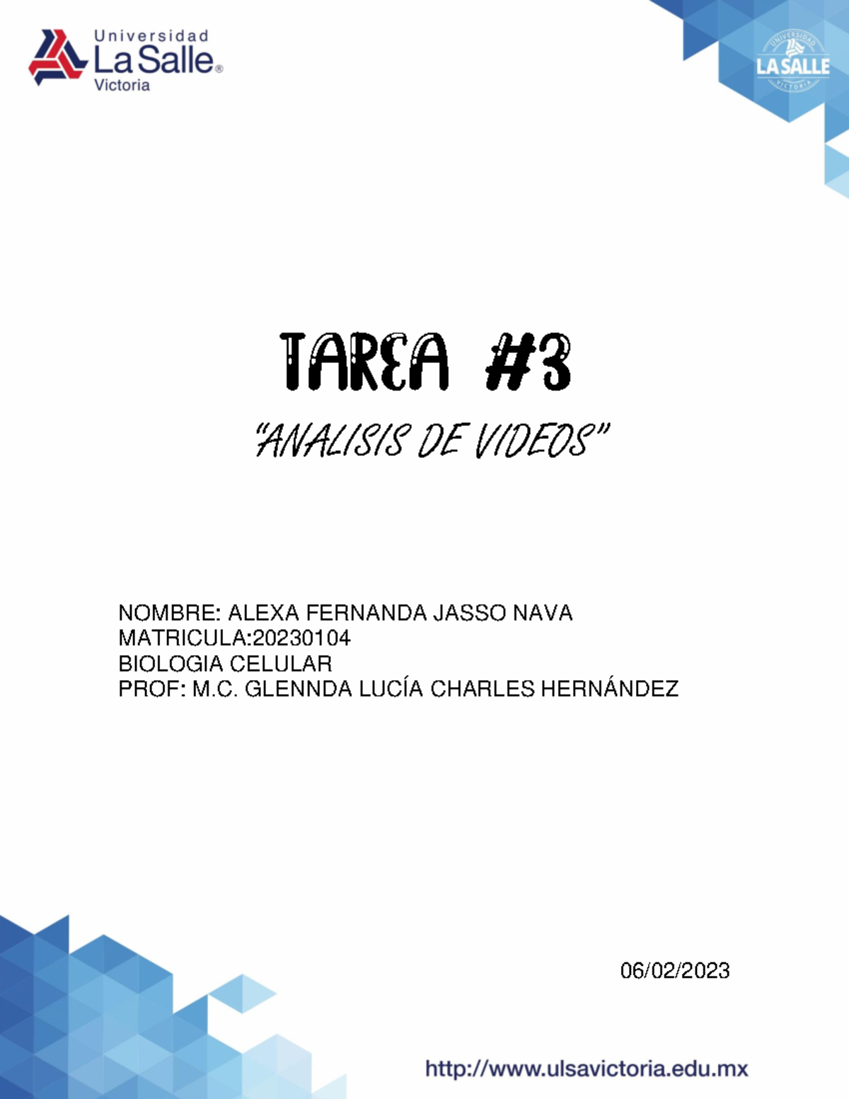 Tarea 3 Teoría simbiótica - NOMBRE: ALEXA FERNANDA JASSO NAVA MATRICULA ...
