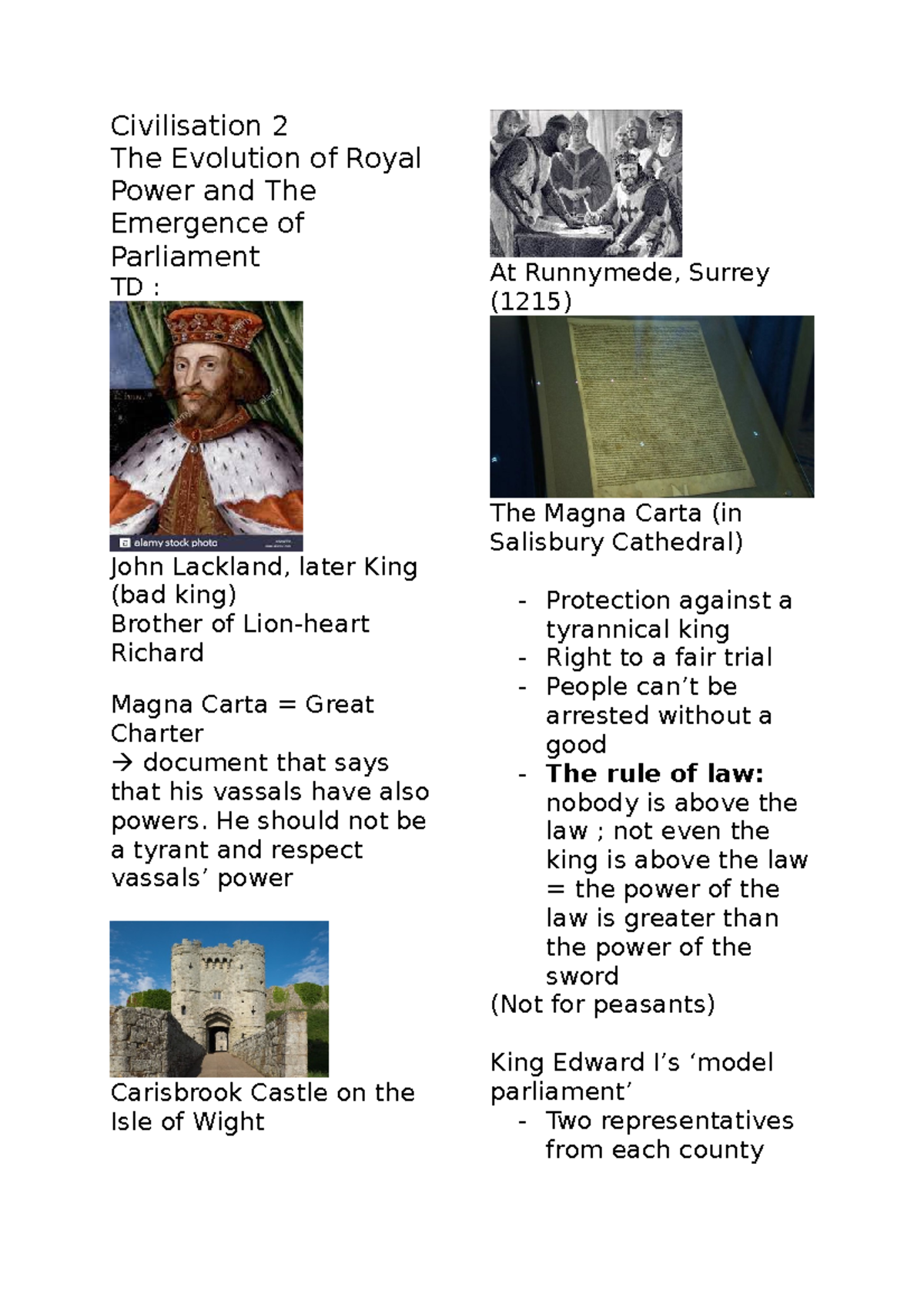 Civilisation 2 - The Evolution of Royal Power and The Emergence of ...