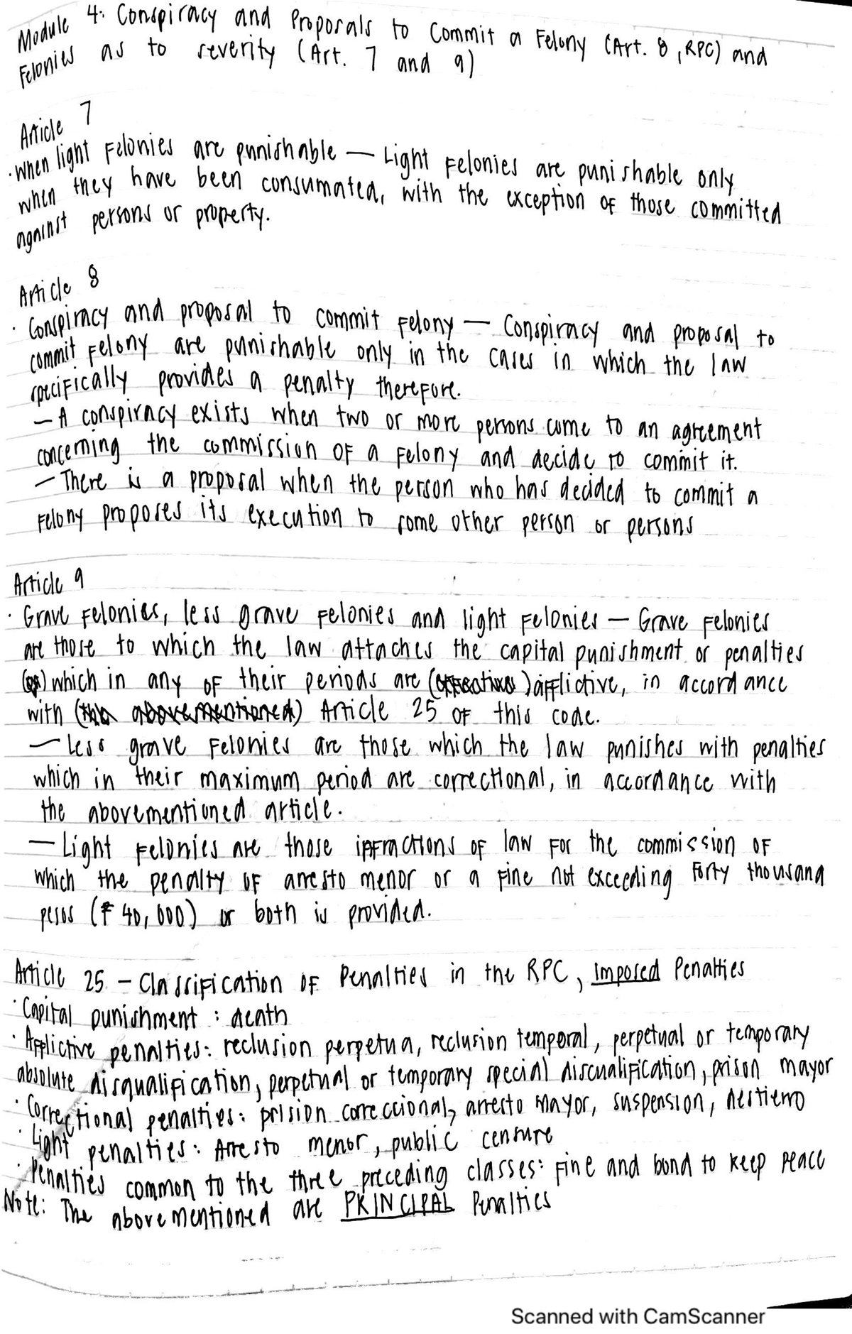 Crim 1 Module 4 Case Digests - Criminal Law 1 - Studocu