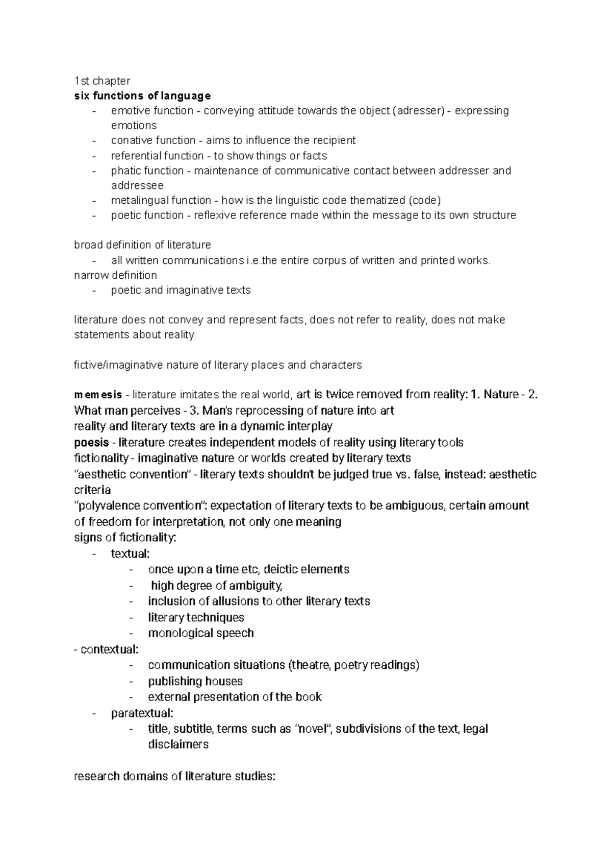 Literaty Studies Notes An Introduction To The Study Of English And literaty-studies-notes-an-introduction-to-the-study-of-english-and