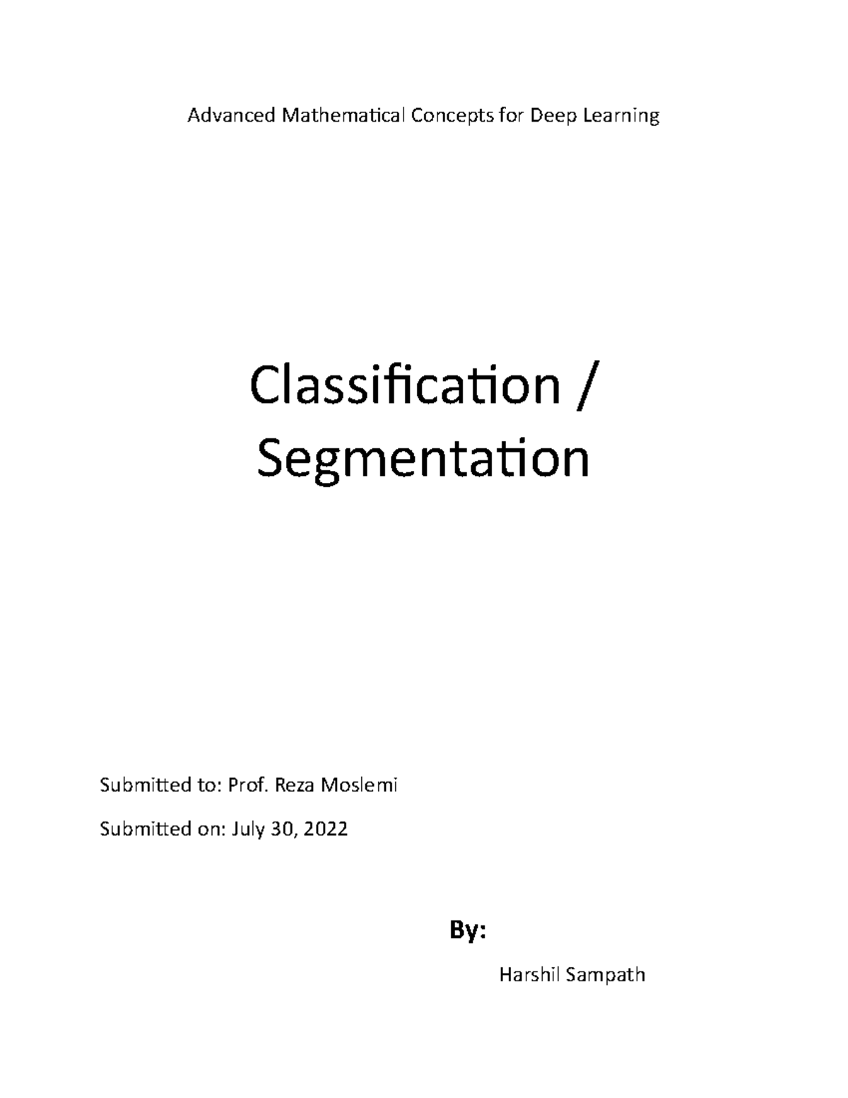 Segmentation and classification - Individual assignment - Advanced ...