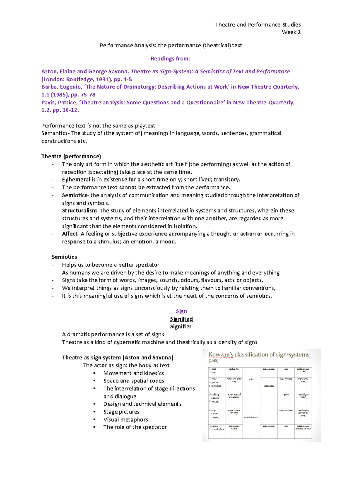 Lecture 2 - Performance analysis Jacqueline Boulton - Theatre and ...