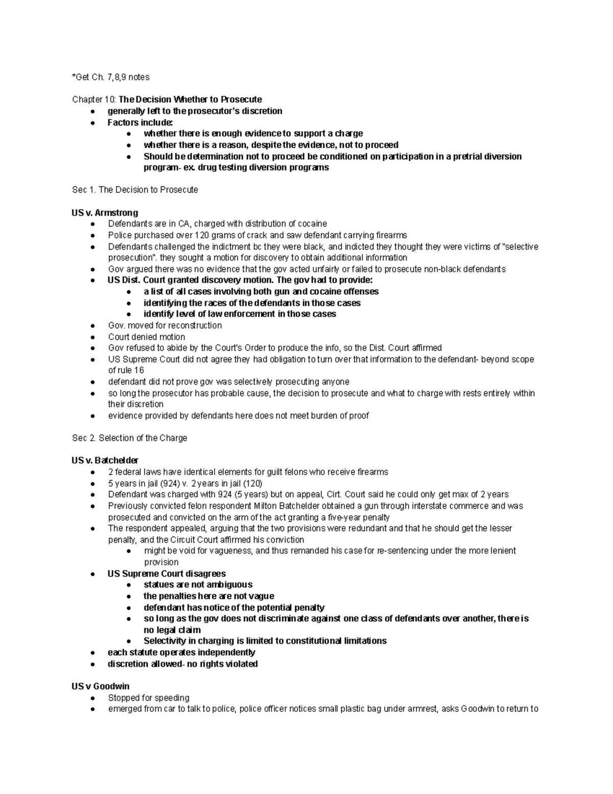 10,11,12 - Detailed notes of these sections of the class. - *Get Ch. 7 ...