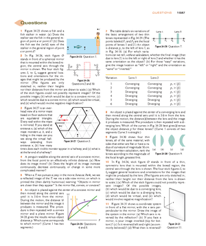 Physics-118 - Physics-118 - 1028 CHAPTE R 34 I MAG ES The object must be outside the focal point ...