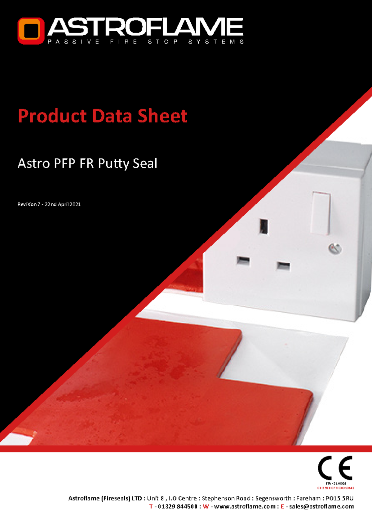Astro PFP FR Putty Seal - Astroflame (Fireseals) LTD : Unit 8 , I ...