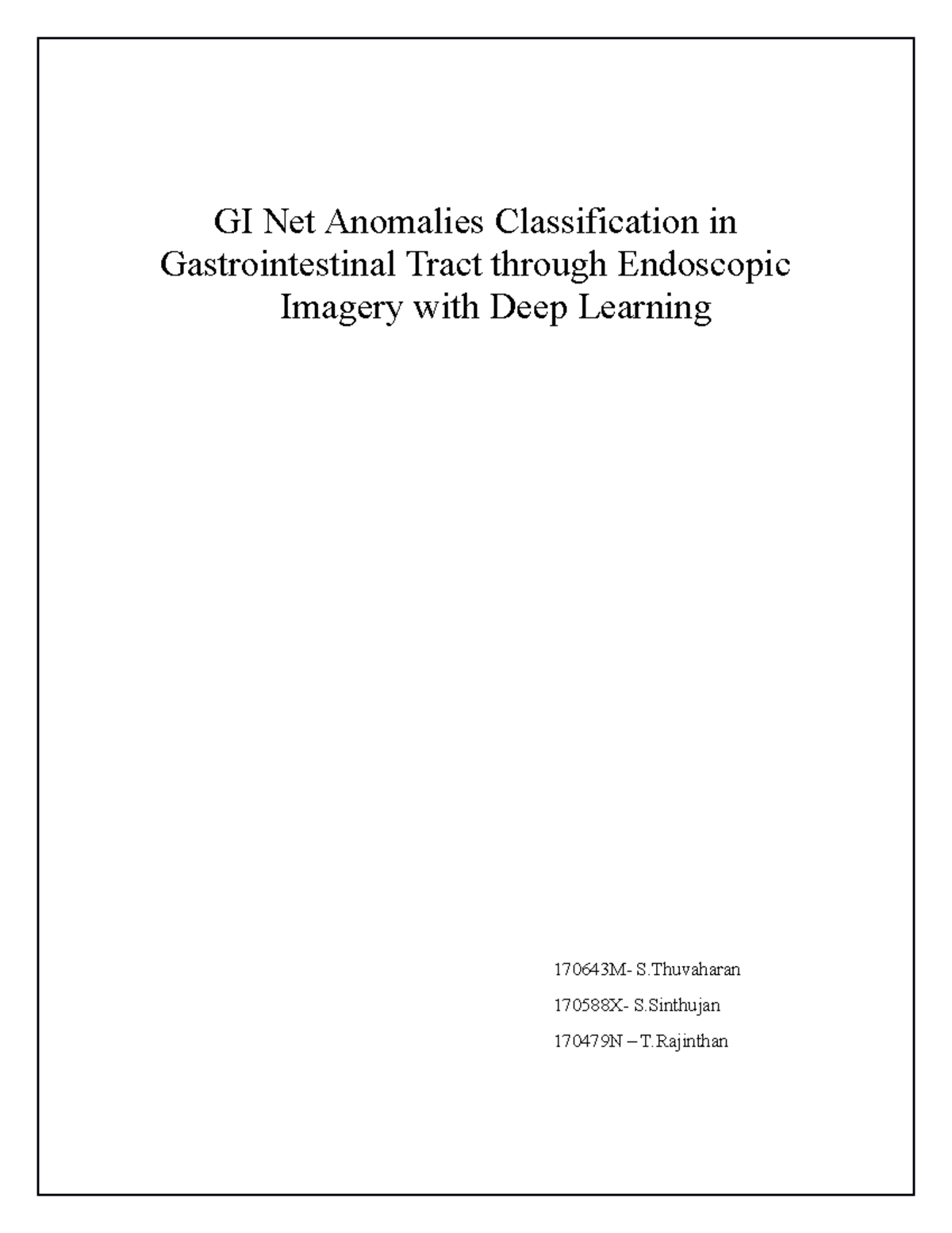 Generix - machine learning - GI Net Anomalies Classification in ...